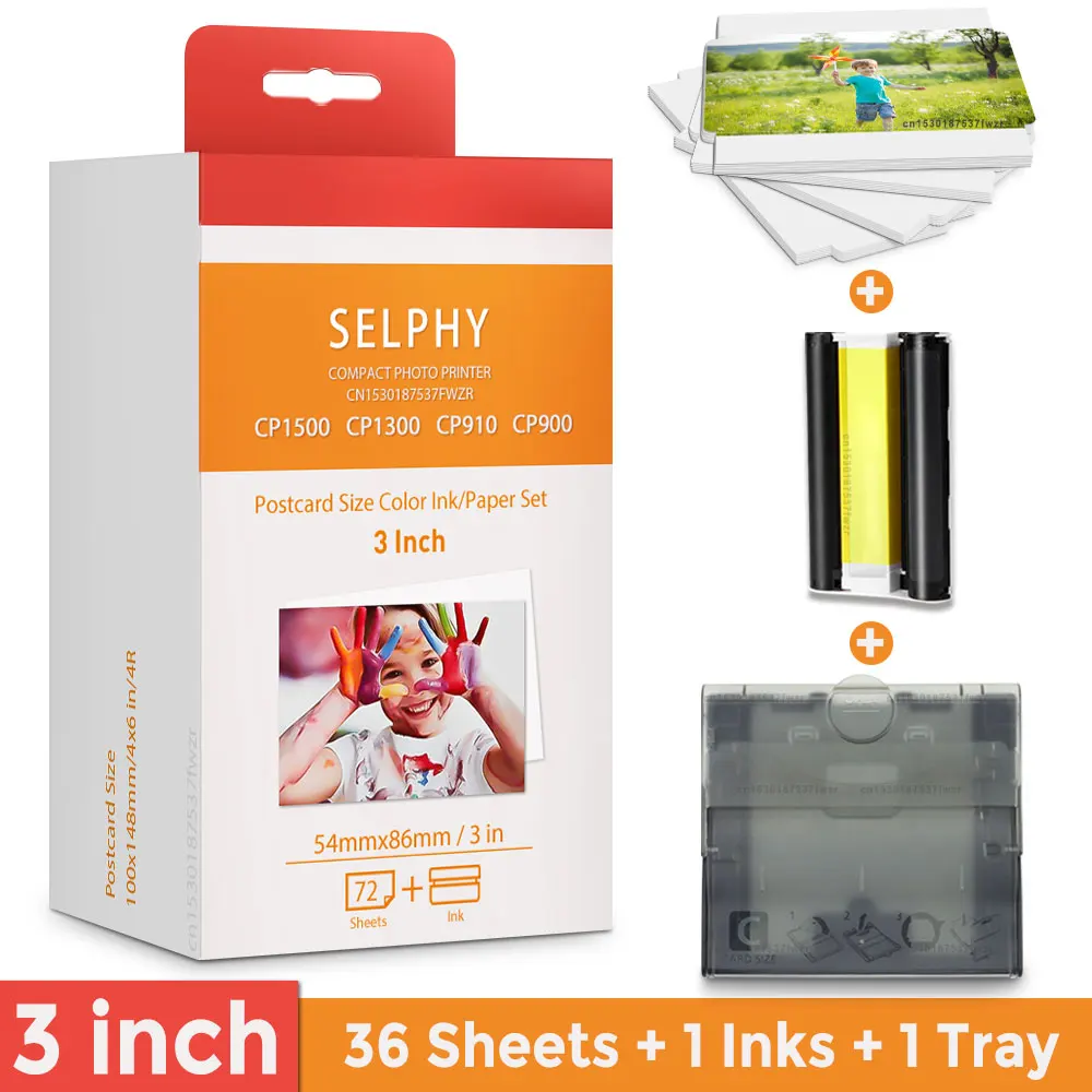 Compatible-Canon-Selphy-CP1300-Paper-56x84mm-Cassette-Ink-with-3-Inch ...
