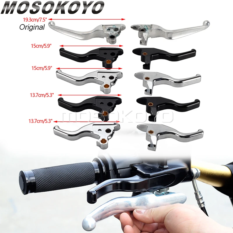 Clutch-Brake-Lever-Set-for-Harley-Softail-Breakout-Deluxe-Heritage ...