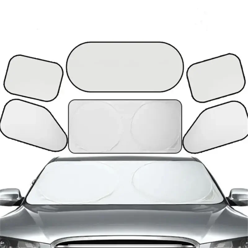 Car Side Window Sunshade Front Rear Windshield Privacy Window Screen ...