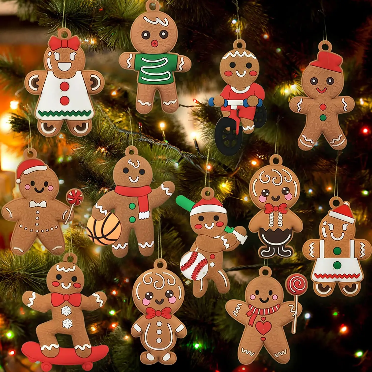 12pcs-Christmas-Gingerbread-Man-Ornaments-for-Christmas-Tree ...