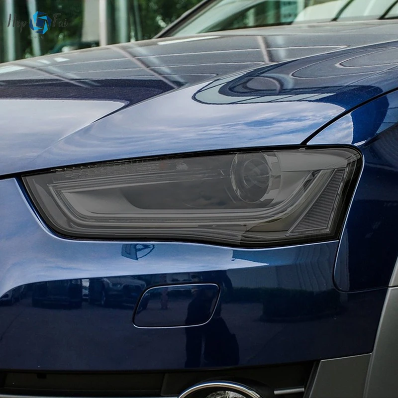 Car-Headlight-Protective-Film-Smoked-Black-Tint-Wrap-Vinyl-Transparent ...