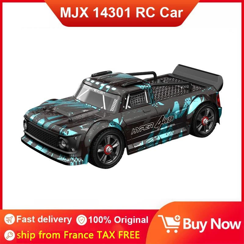MJX 14301 Hyper Go RC Car Brushless 1/14 2.4G Remote Control 4WD Off road Racing High Speed On ...