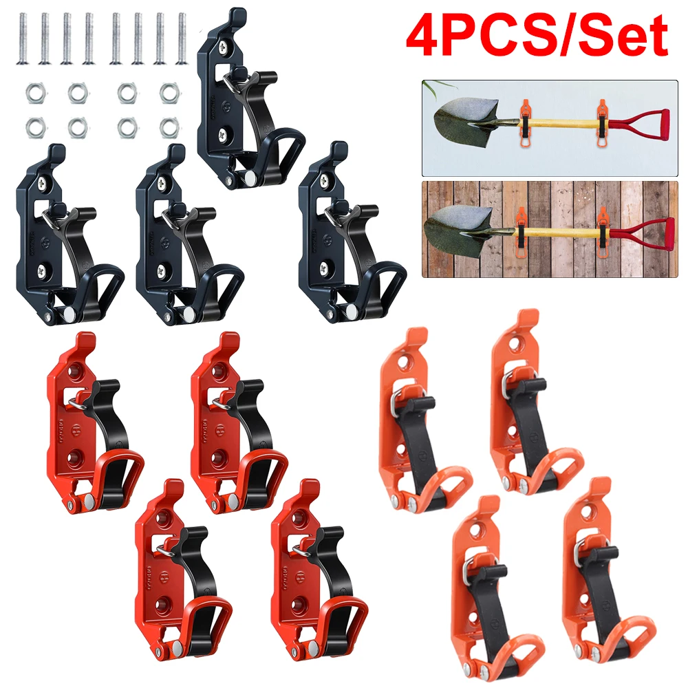 4-Pcs-Wall-Mounting-Brackets-Quick-Release-Axe-Holder-Mount-Kit-Car ...