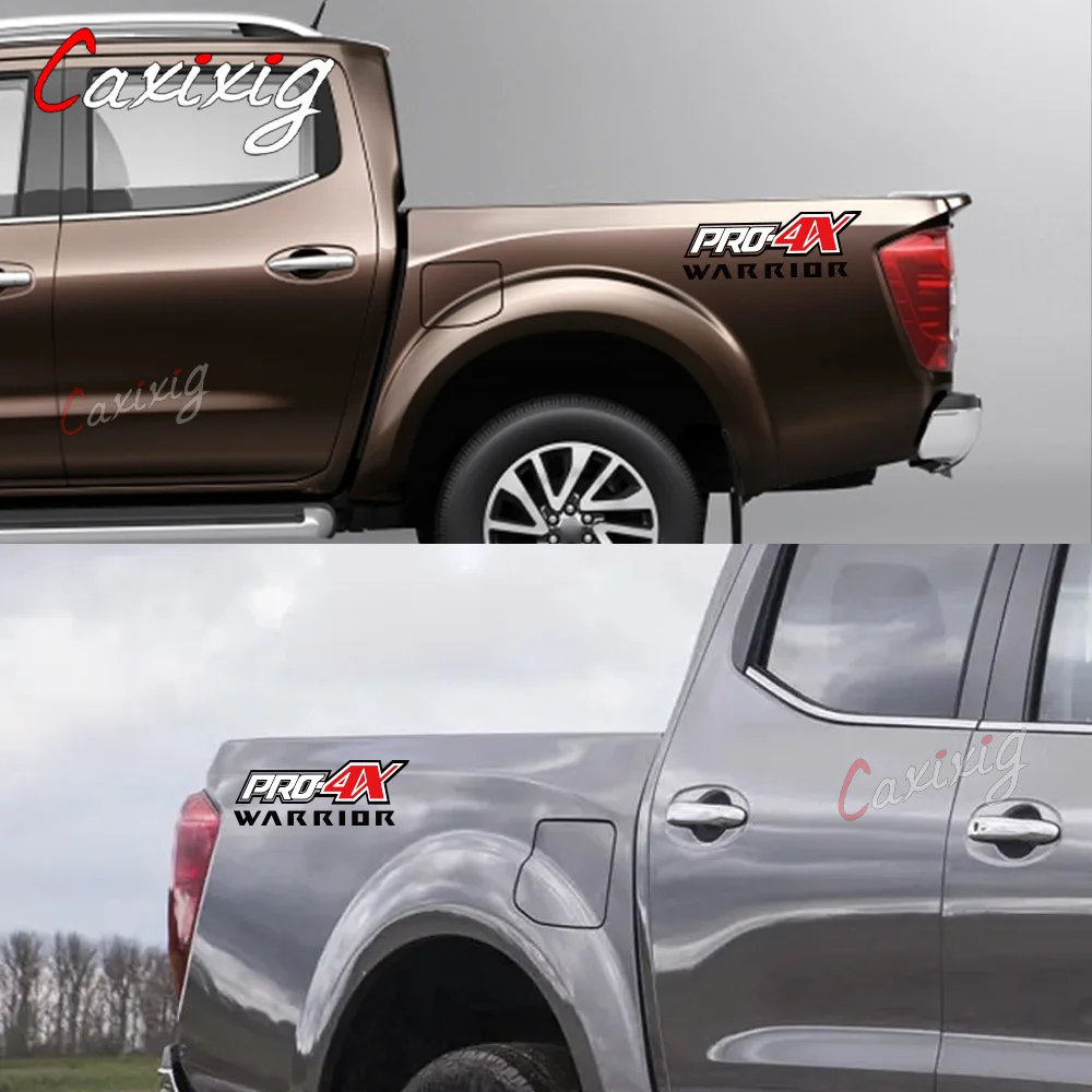 For-Nissan-Navara-Warrior-SL-ST-Rear-Bed-Side-Decals-Truck-Graphic-Pro ...