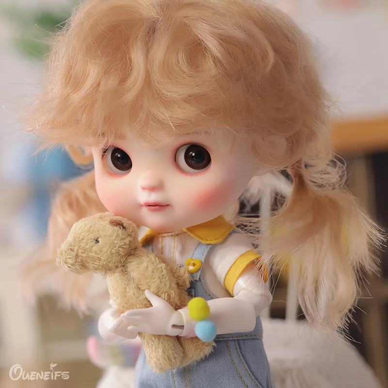 Tayce New Design Doll BJD 1/6 Omelet Body Suspenders curly Cute girl ...