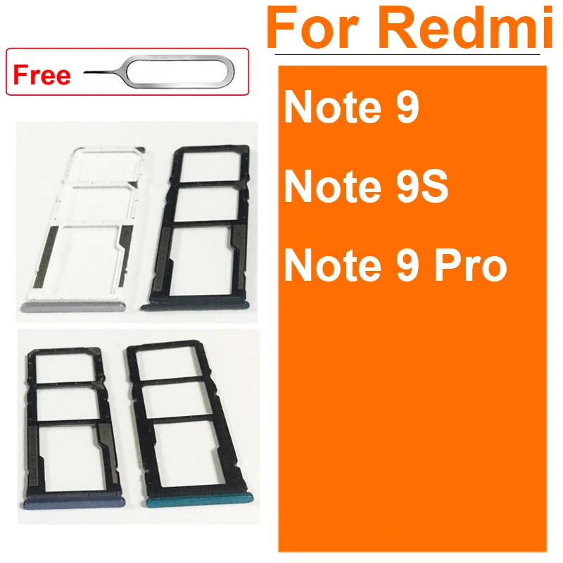 Sim Card Tray Holder For Xiaomi Redmi Note 9 Note 9S Note 9Pro Sim Card ...