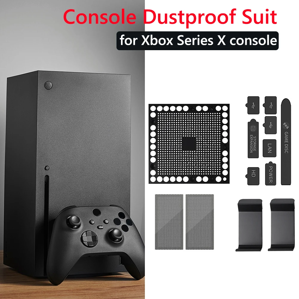 1-Set-Game-Host-Dustproof-Cover-For-Xbox-Series-X-Gaming-Console-Dust ...