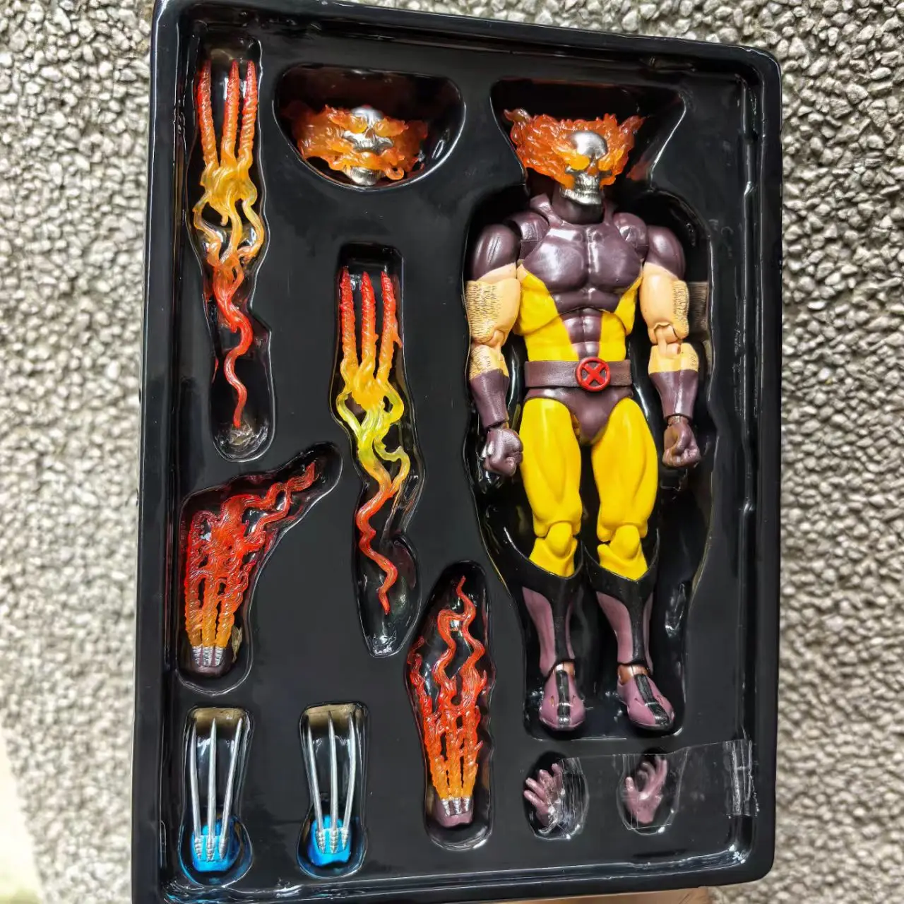 In Stock CT Toys Wolverine Hellverine Figures Hot Mafex 096 X-Men ...