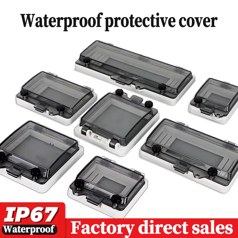 IP67 Circuit Breaker Transparent Waterproof Box Window Distribution Box ...