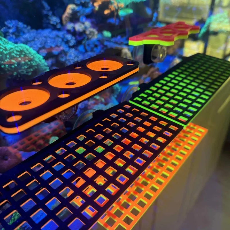 SPS Coral Holder Frag Rack Fluorescent Coral Bracket Luminous 3D Print ...