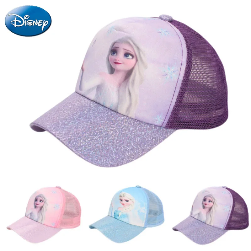 Disney-Girls-Summer-Baseball-Caps-Frozen-Elsa-Princess-Mesh-Breathable ...