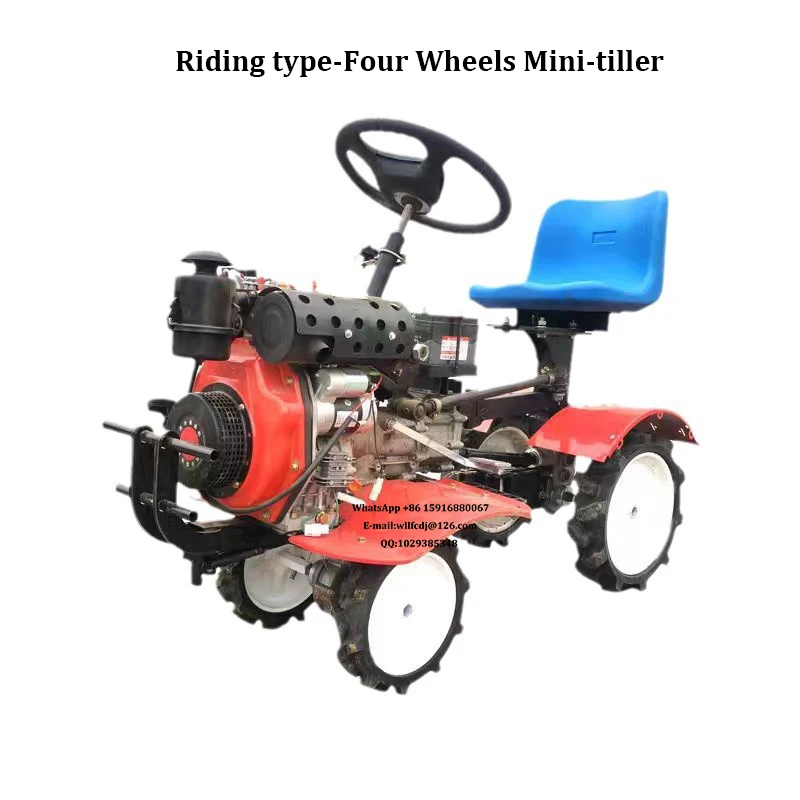 Riding-type-Rotary-tiller-15-horsepower-gasoline-diesel-micro-tillage ...