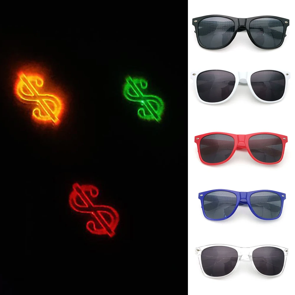 1pc-Dollar-Glasses-Watch-The-Lights-Change-To-Dollar-Shape-At-Night ...