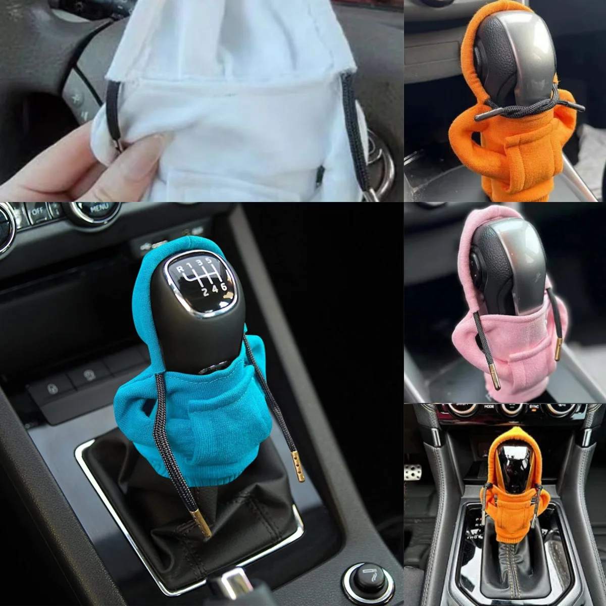 Couverture de Pommeau de Levier de Vitesse de Voiture,Mini Sweat à ...