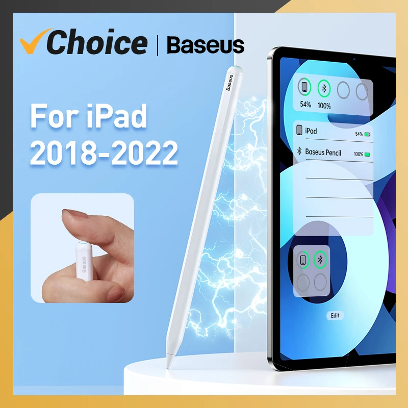 Baseus Gen2 Digital Stylus for iPad 4/5/Pro 11 & 12.9-inch/ Mini 6, for ...