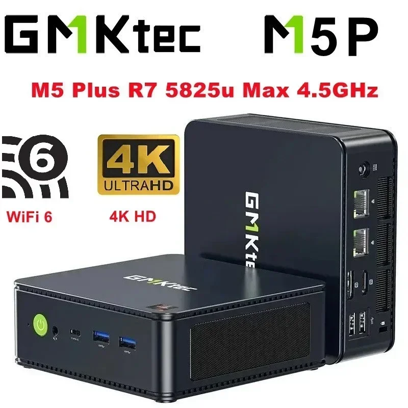 GMKtec-M5-Plus-MINI-PC-R7-5825U-Wins-11-Pro-DDR4-3200Mhz-NVME-SSD-PCIE ...
