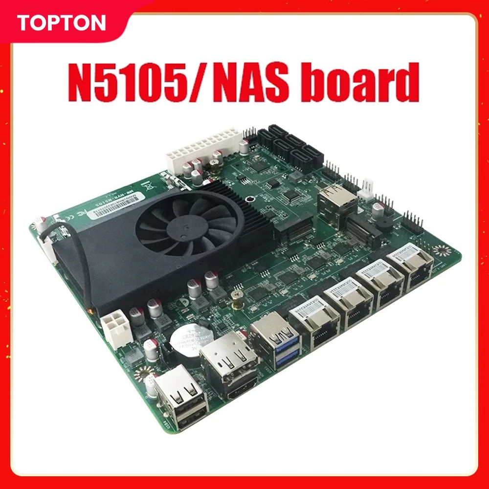 Billig-n5105-nas-mobo-mini-itx-industrielles-Motherboard-17x17cm-Soft ...