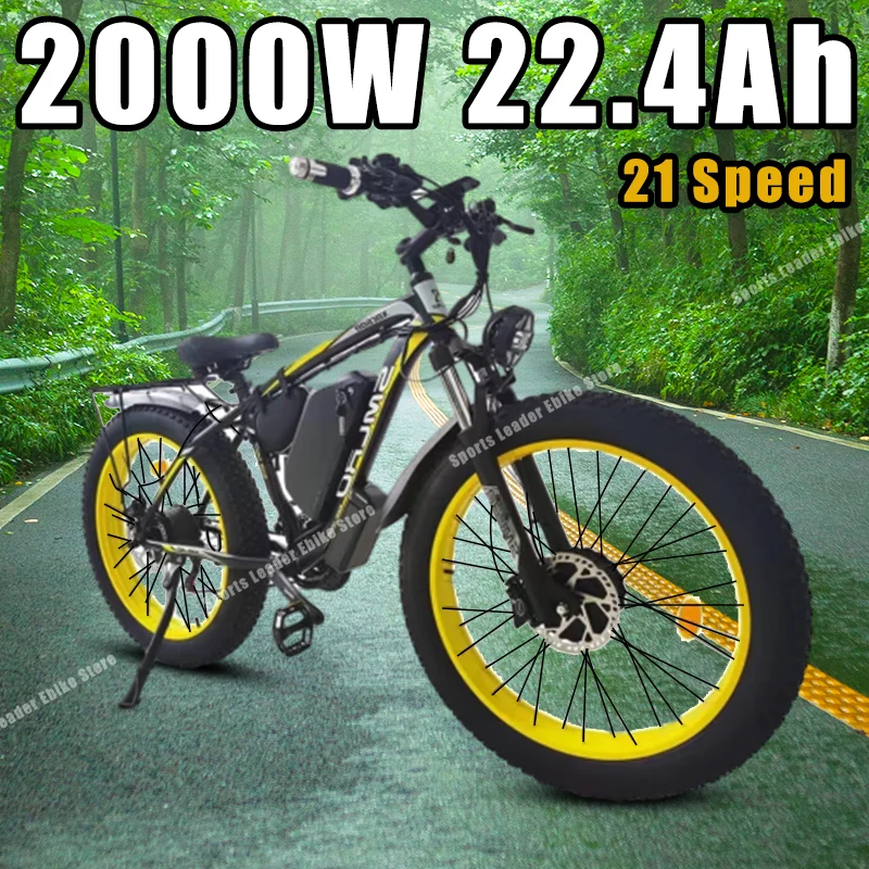 New-Ebike-2000W-High-Speed-Dual-Motor-48V22-4Ah-Removable-Battery ...