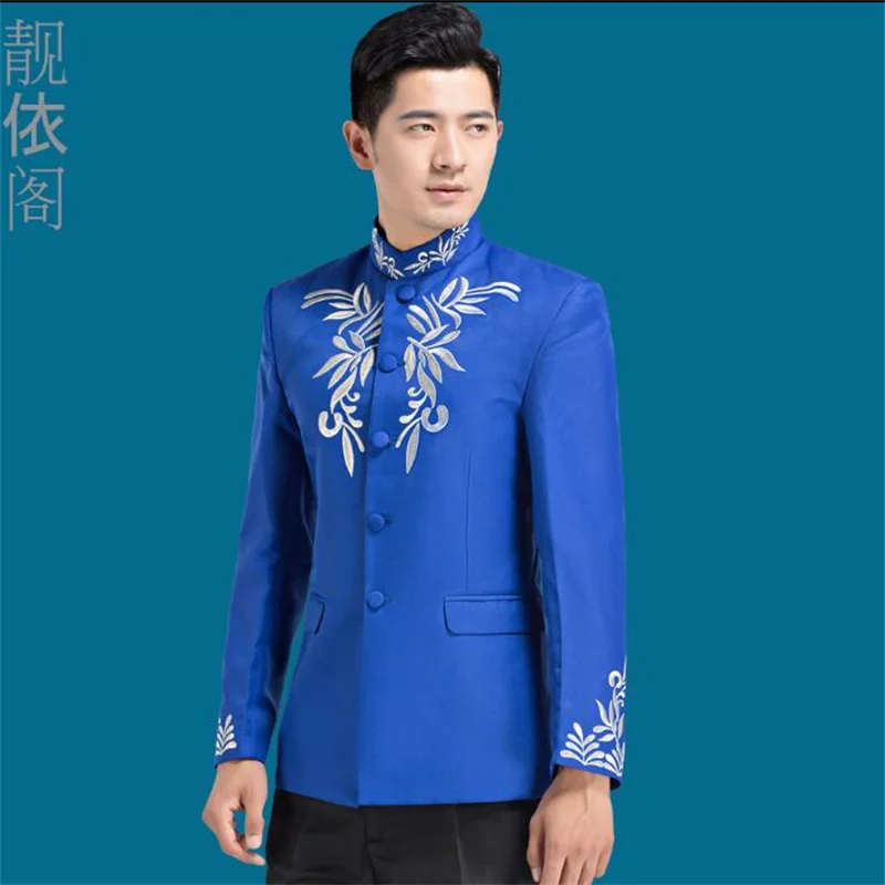 Embroidery Blazer Men Formal Dress Latest Coat Pant Designs Suit Men ...