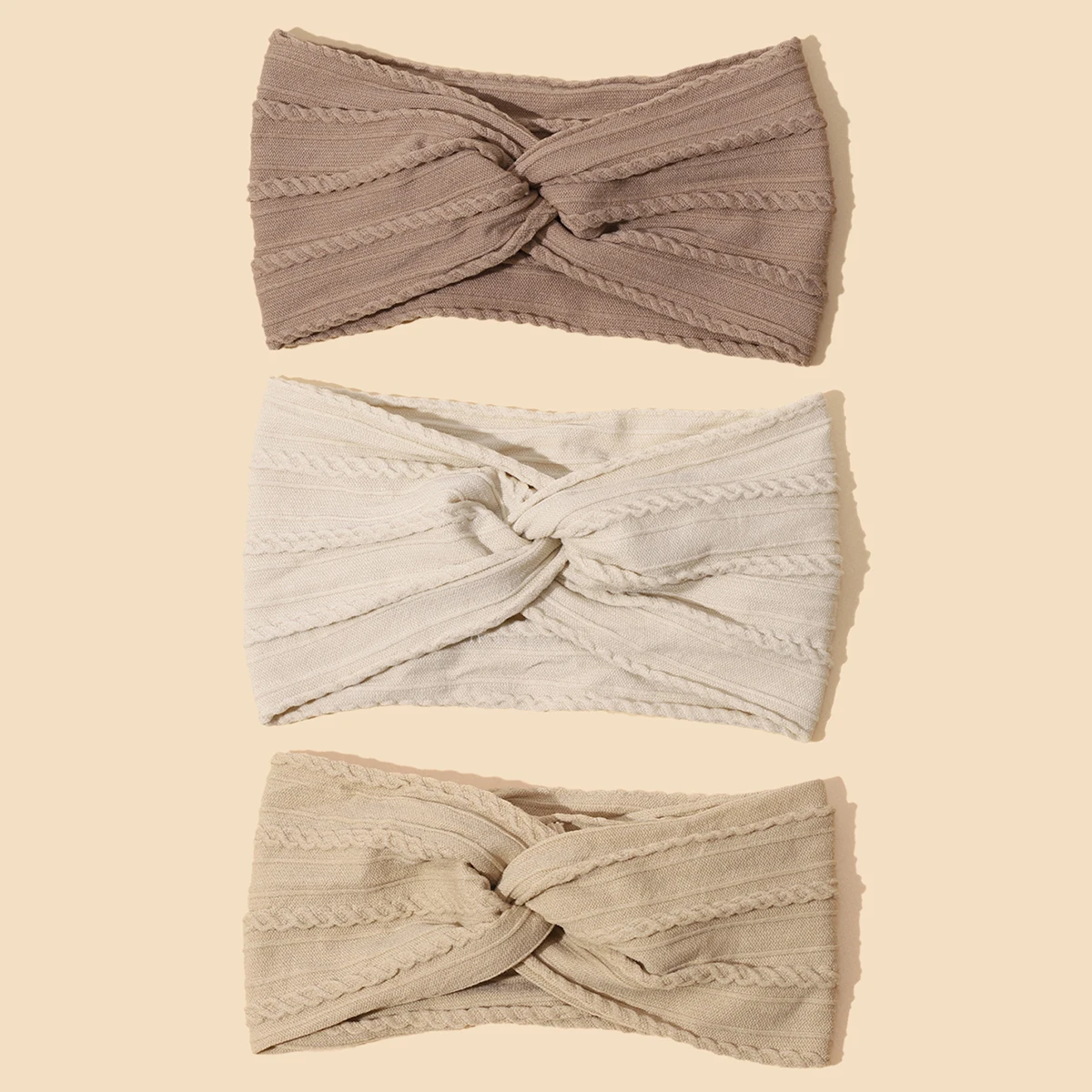 3Pcs-Set-Headbands-For-Baby-New-Cable-Knit-Cross-Hairbands-For-Kids ...