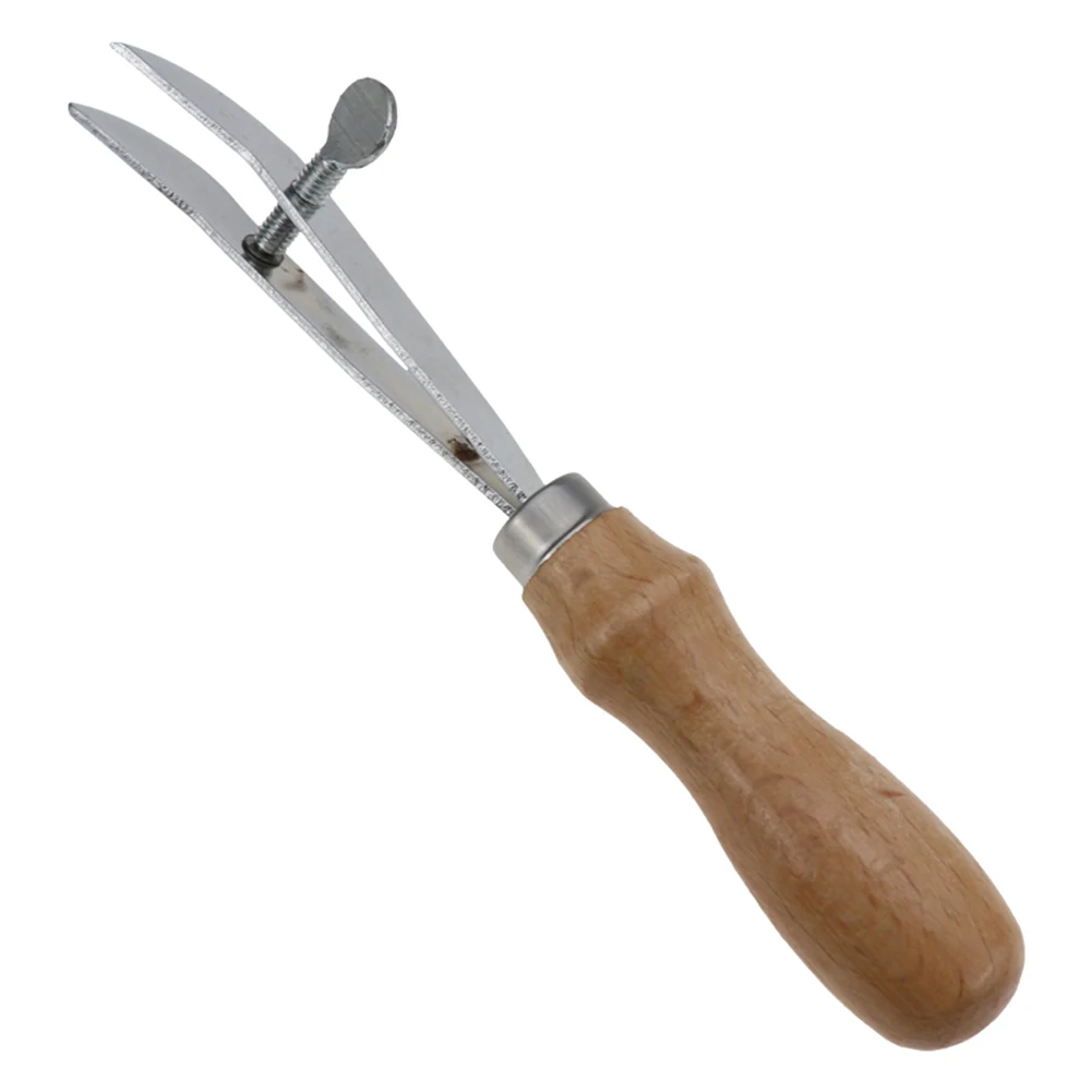 Adjustable-Leather-Edge-Creaser-Scriber-Crimping-Scalloped-Crimper-Wood ...