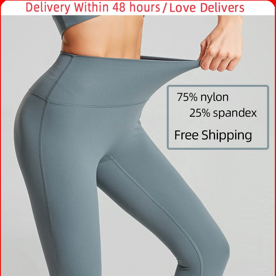 High Waist Naked feeling Leggings Push Up Sport Women Fitness Running Yoga Pants Energy Seamless ...