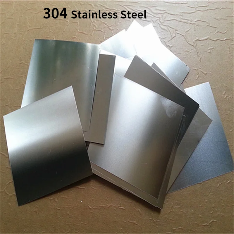 Placa-de-acero-inoxidable-100-de-tama-o-200x304mm-placa-gruesa-de-0-05 ...