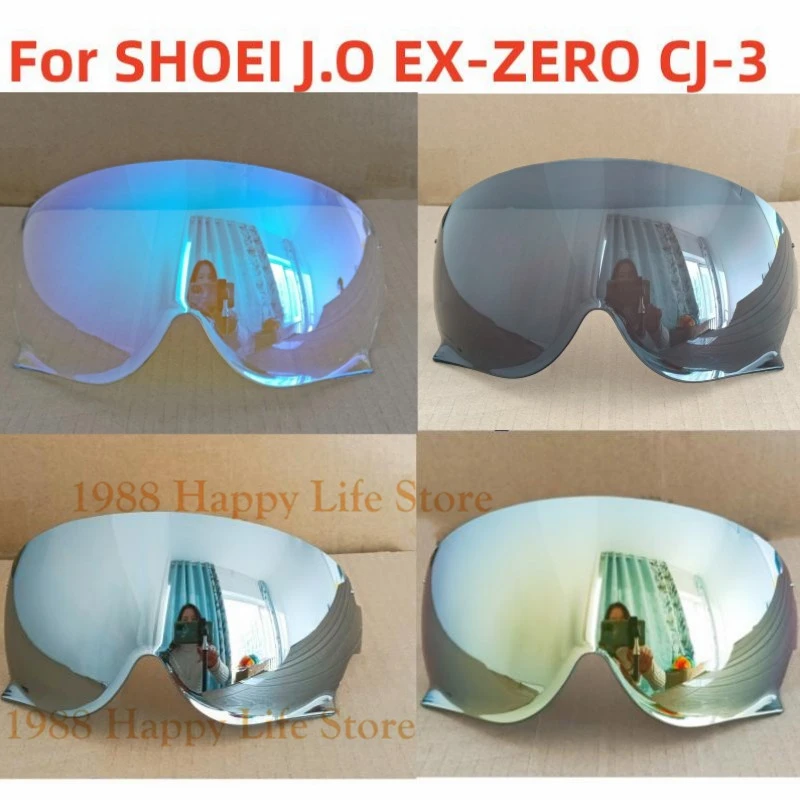 For SHOEI JO J.O EX ZERO EX ZERO CJ 3 CJ3 Retro Half Helmet Visor Lens ...