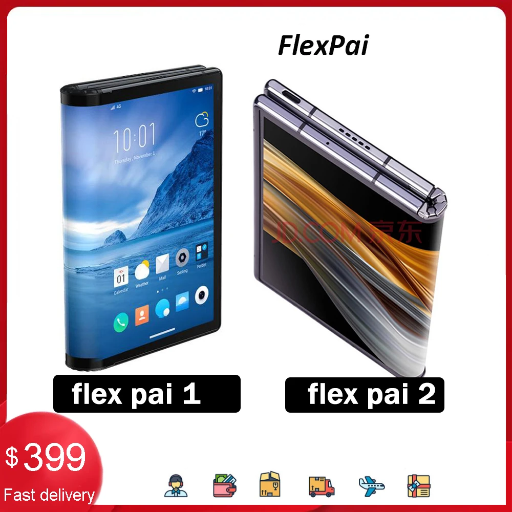 Official 100 Original Royole Flexpai 2 Foldable Smart Phone 5g/4g ...