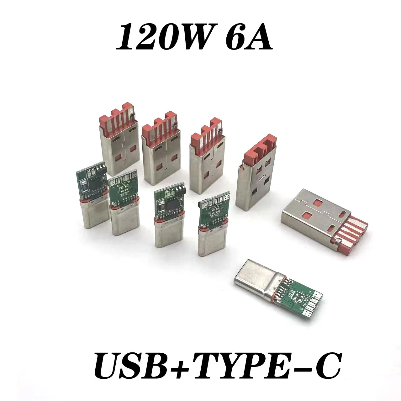 1sets-1-1-120W-6ASuper-Fast-Charging-5Welding-Spots-USB-2-0-Male ...