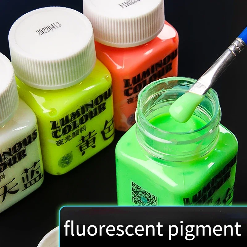 58ml/bottle Luminous Pigment 8colors Optional Fluorescent Liqiud ...