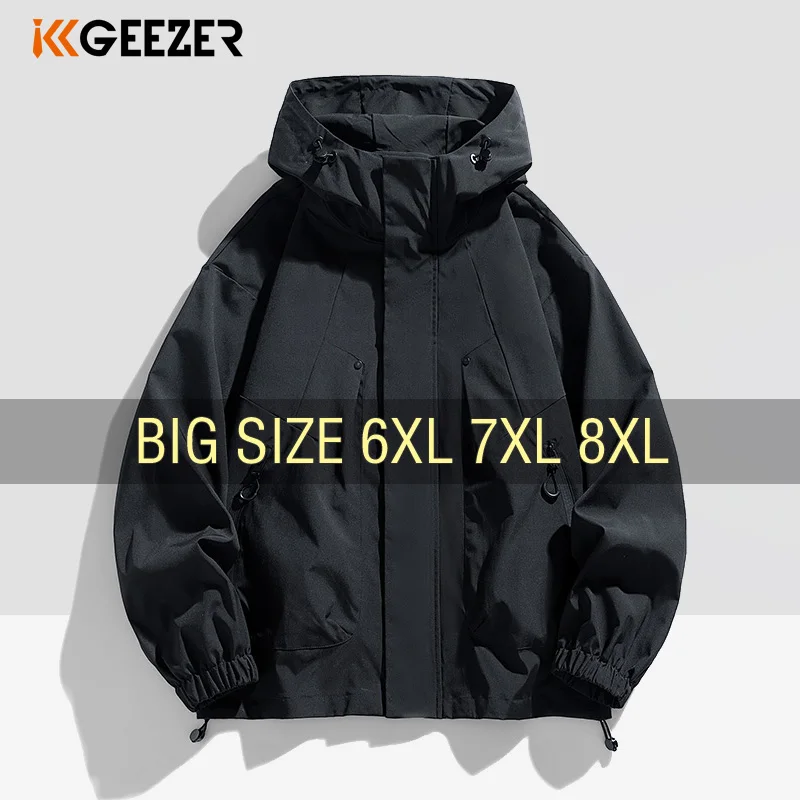 Men-JacketTrench-Coats-Windbreaker-Oversize-6XL-7XL-8XL-Plus-Size ...
