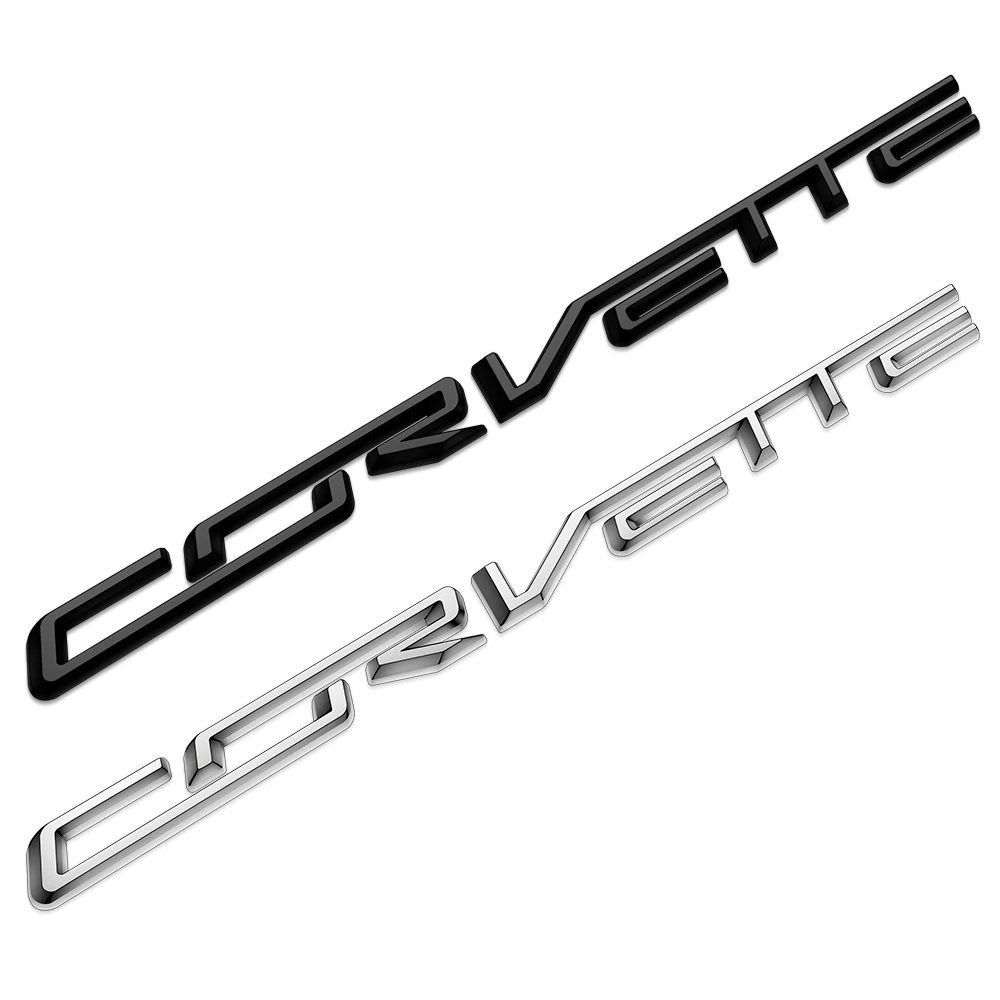 For Chevrolet Corvette C3 C4 C5 C6 C7 C8 Car Tailgate Nameplate Logo ...