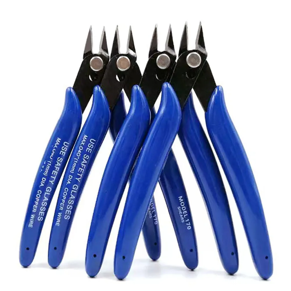 Electrical-Wire-Cable-Cutters-Cutting-Side-Snips-Flush-Pliers-Nipper ...