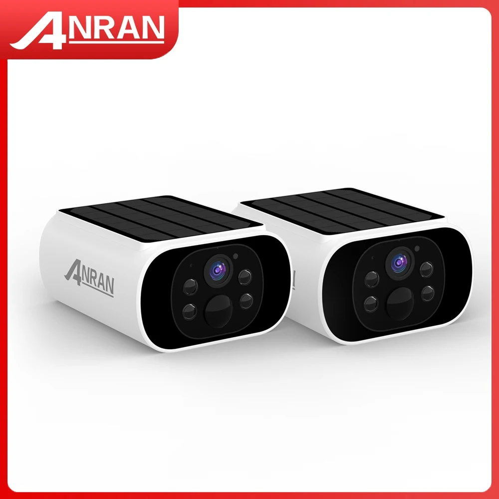 ANRAN-2K-Solar-Security-Camera-1-2pcs-2-4G-Wireless-WiFi-Surveillance ...