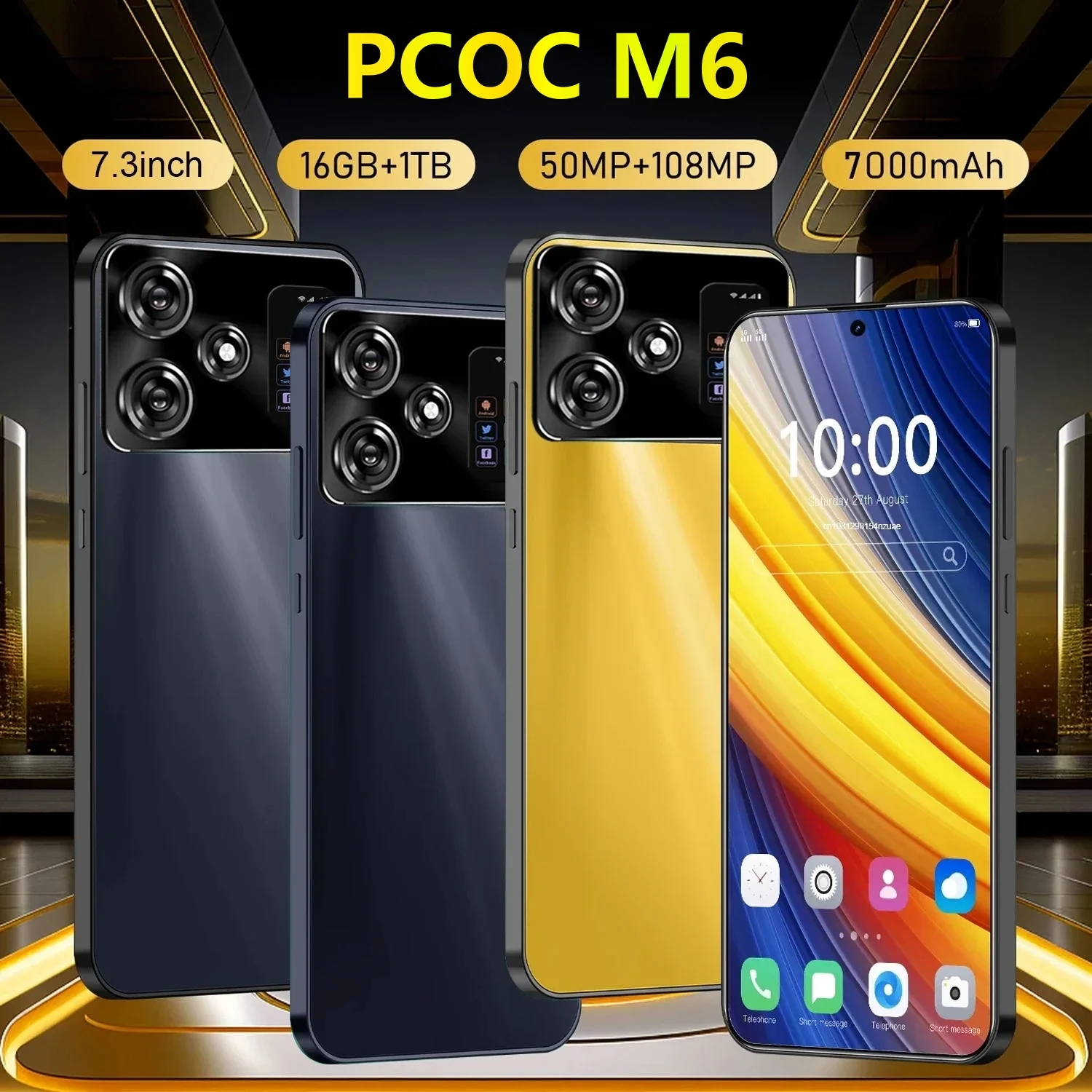 Xioami-tel-fono-inteligente-M6-versi-n-Global-Smartphone-2024-Original ...