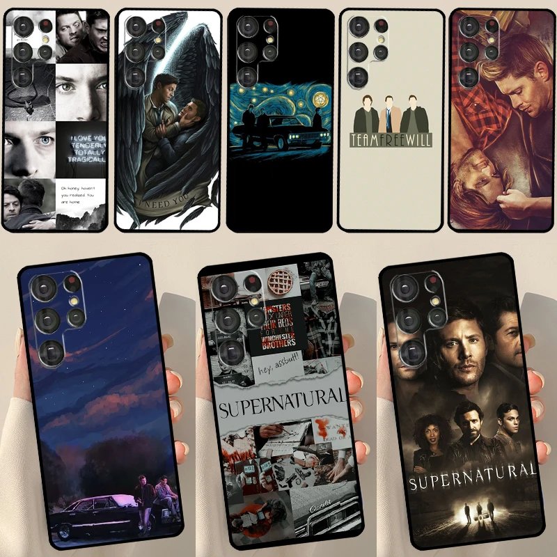 Supernatural Phone Case For Samsung Galaxy S21 S22 Ultra S8 S9 S10 Note 10 Plus S20 FE Cover ...