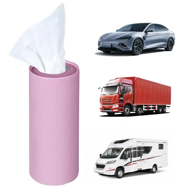 Tissue-Box-For-Car-Refillable-Tissue-Holder-Box-With-40-Tissues-Durable ...