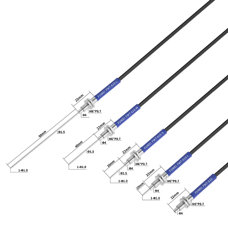 FUWEI-FWT-610-M6-Through-Beam-Fiber-Optic-Sensor-Fiber-Optic-Tube ...