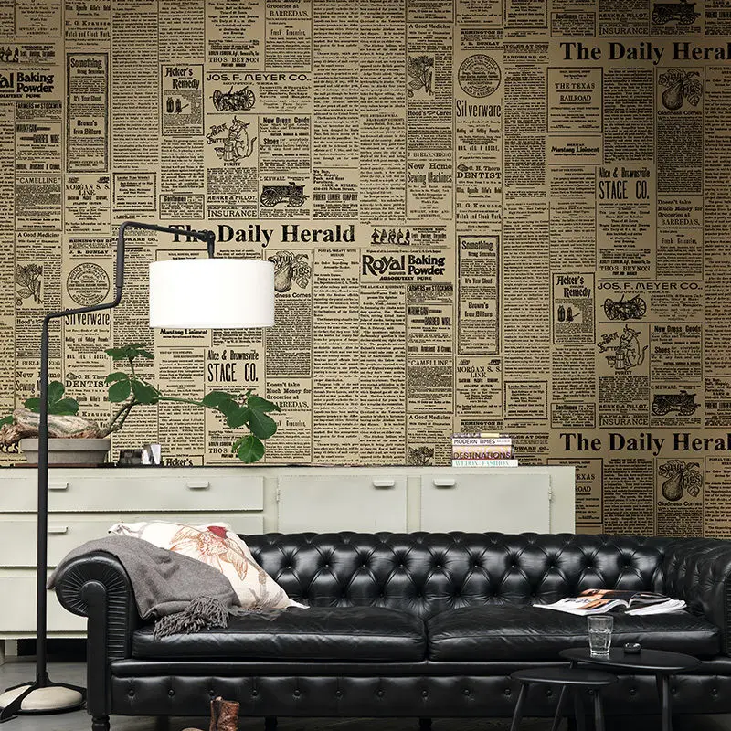 Newspaper Wallpaper For Walls