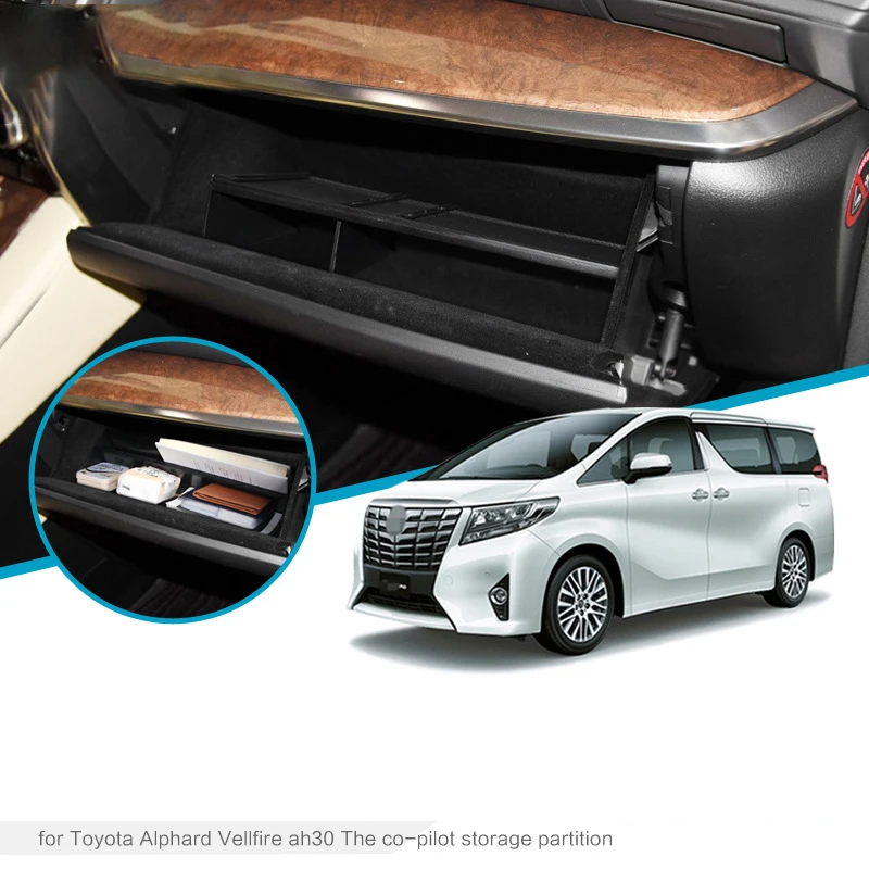 For-Toyota-Alphard-30-Vellfire-AH30-2015-2019-Co-pilot-Glove-Box ...