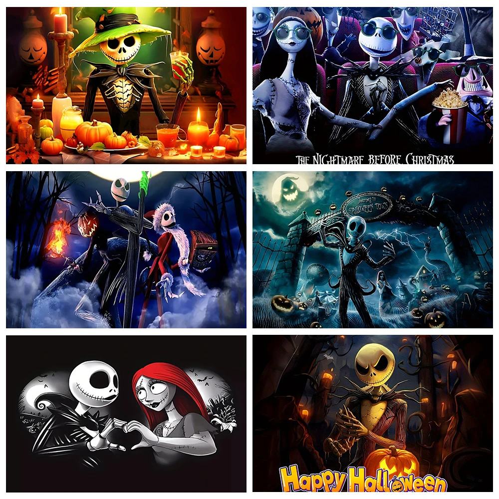 Nightmare-Before-Christmas-Backdrop-for-Photography-Halloween-Birthday ...