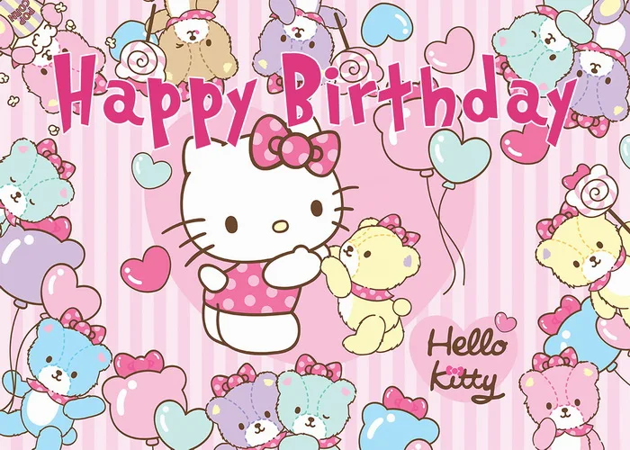 Hello Kitty Buon Compleanno Sfondo Scarica Lo Sfondo Del Hello Kitty