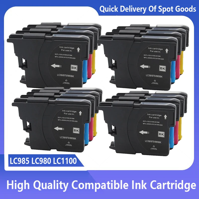 Lc985-Lc980-Lc1100-Cartridg-Compatibel-Voor-Broer-DCP-J140W-145c-165c ...