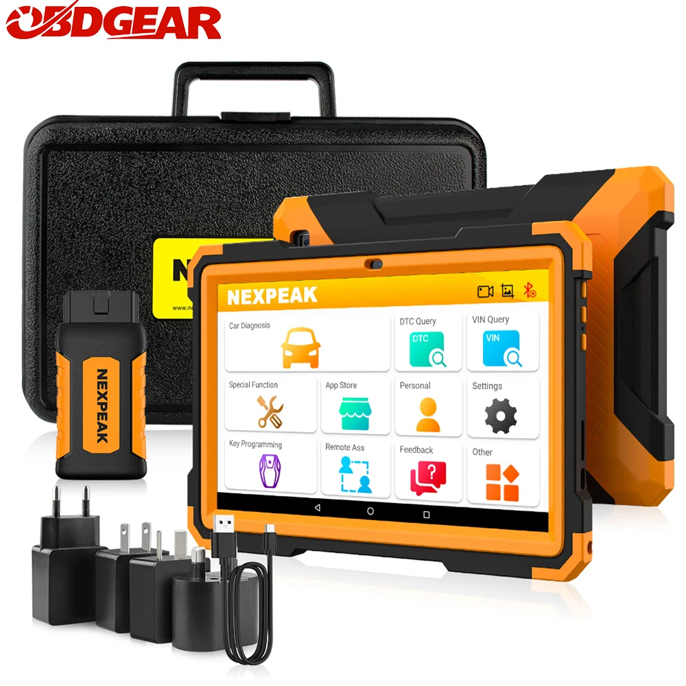 Nexpeak K1 Pro Obd2 Car Diagnostic Scanner Tool For Auto Abs Airbag Oil ...