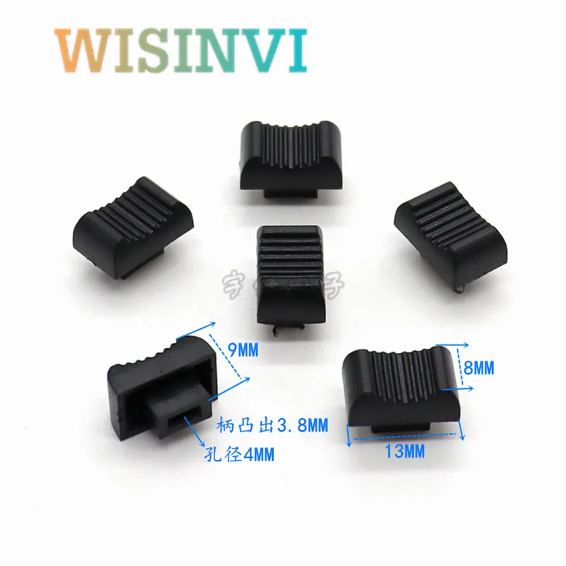 10 Piece 13*8*9MM straight slide potentiometer mixer push rod cap ...