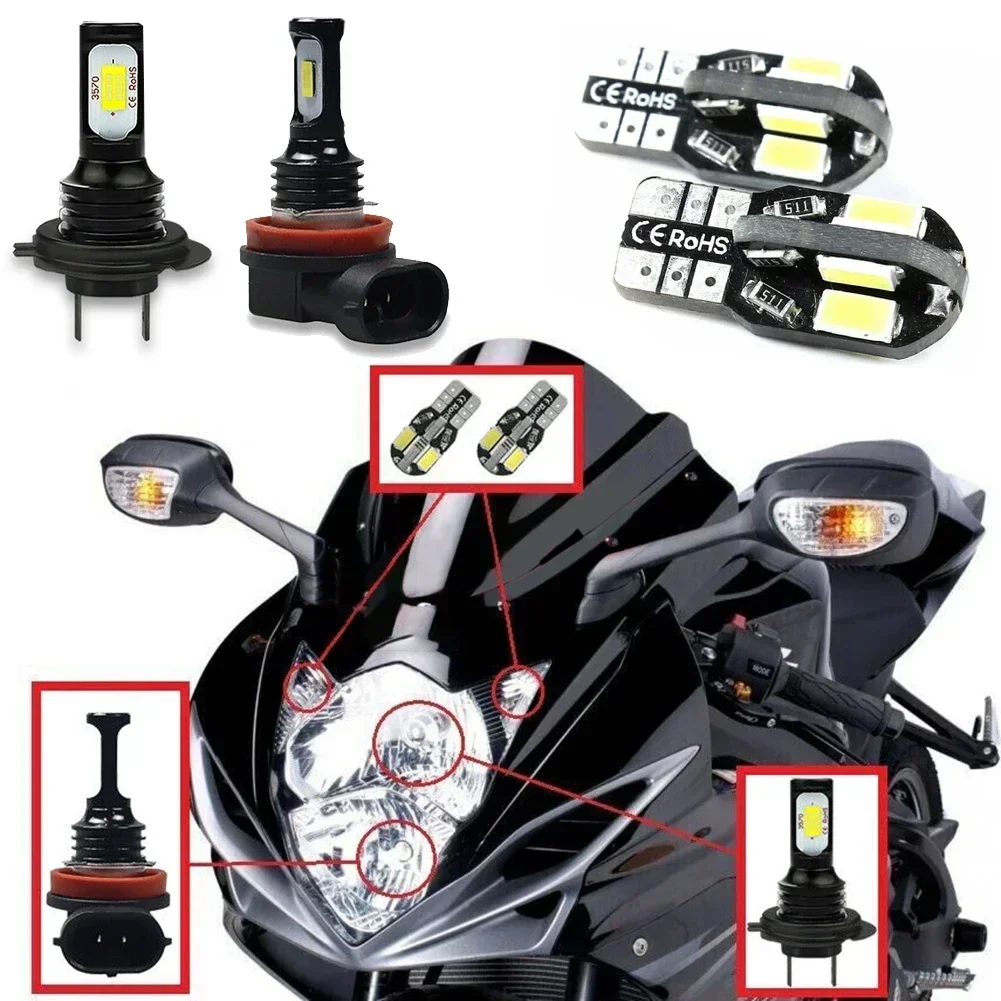 4Pcs-LED-Headlight-Bulb-Upgrade-LED-Headlight-Parking-Light-Bulbs-Set ...