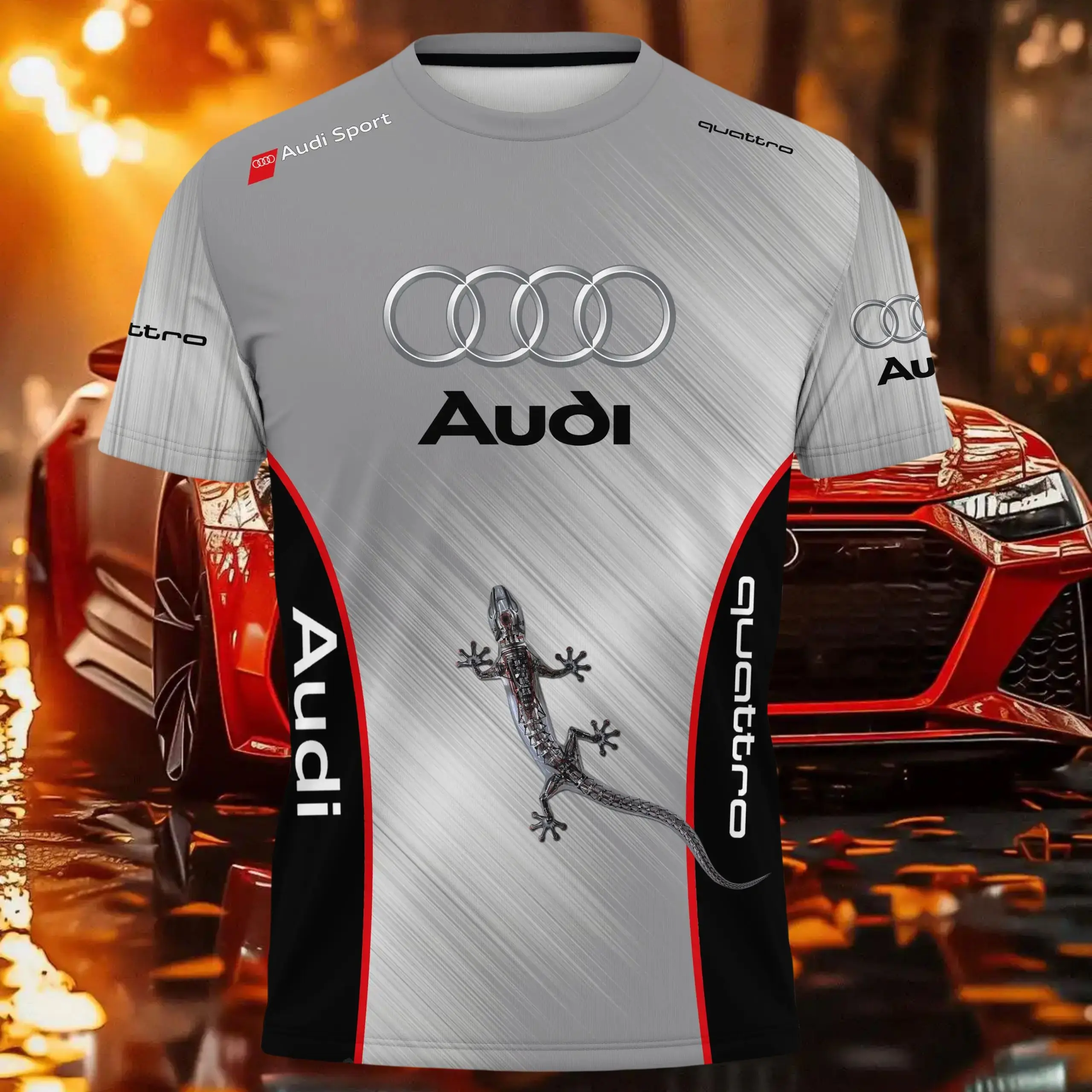 Audi Authorization Quattro Racing Motorsport T-Shirt Men Women Clothes ...