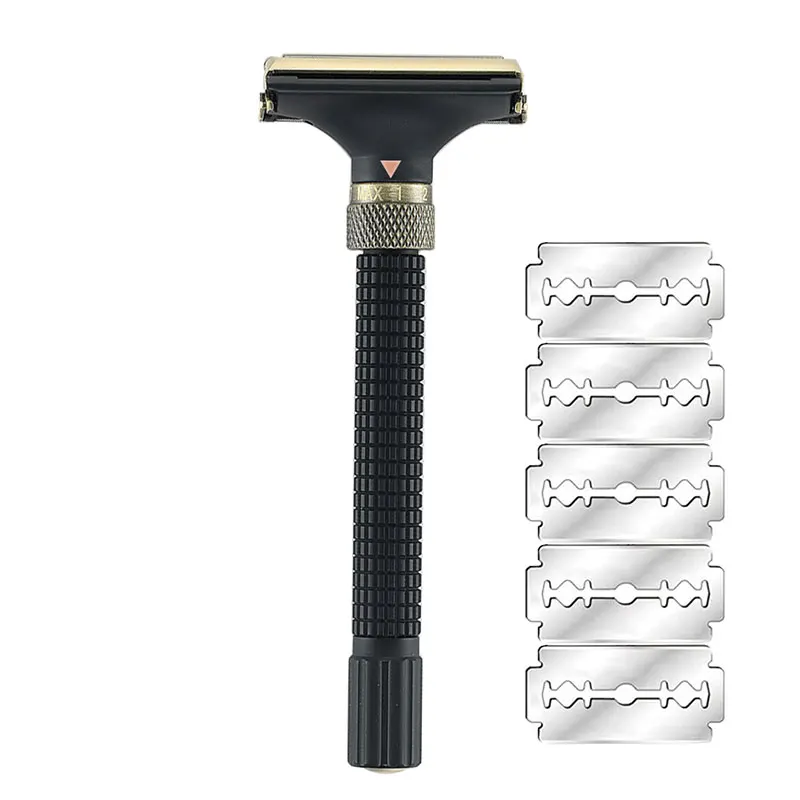 Yintal Adjustable Butterfly Open Double Edge Safety Razor 3 Colors ...