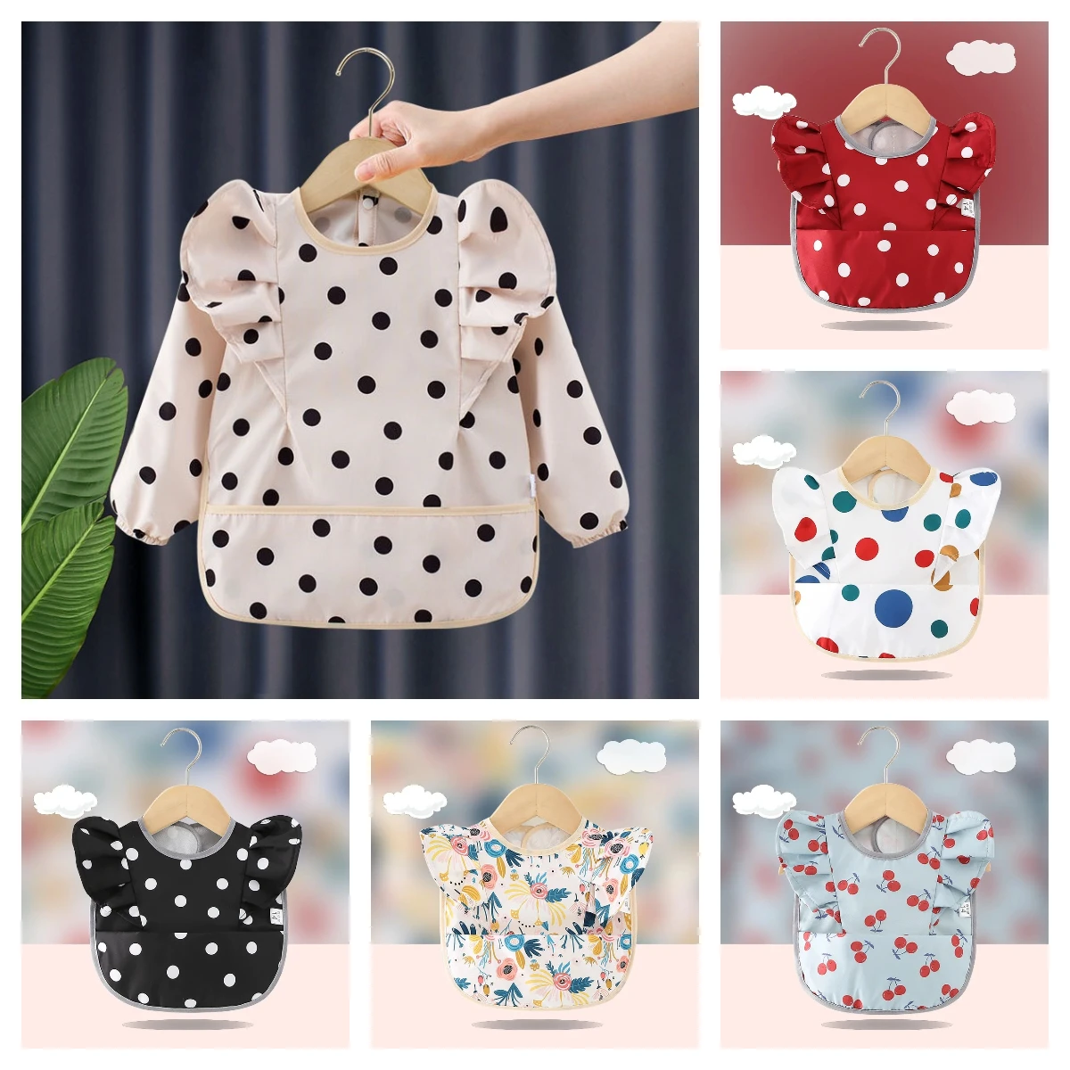 Baby-Saliva-Towel-Waterproof-Infant-Bibs-Kids-Feeding-Eating-Apron-Boys ...